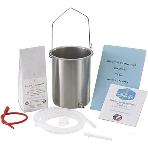Purelife Coffee Enema Kitmade In Usa 304 Food Grade Stainless Steel