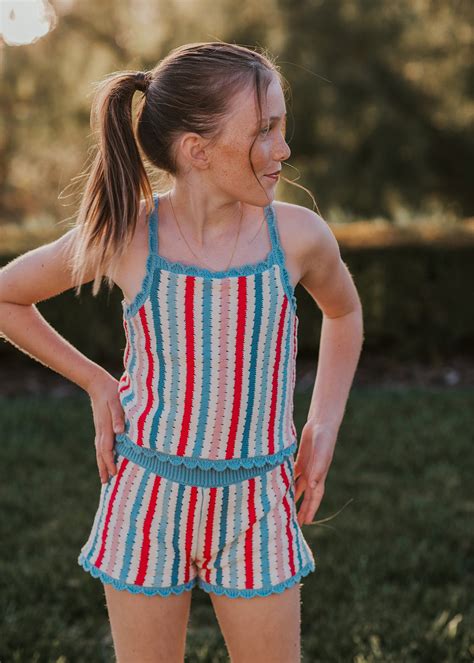 Striped Shorts For Tween Girls Finding Foxtale