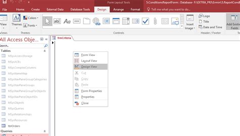 Being Responsive With Microsoft Access Query Criteria