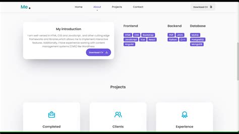 Portfolio Website Using Html Css Js Codeing Programming