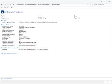 Solved Intelgraphicssoftware Service V 32 0 101 6325 Crashes During