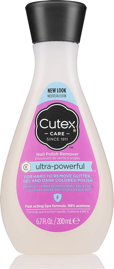 Cutex Ultra Powerful Acetone Rimuovi Smalto Solvente Professionale Ad