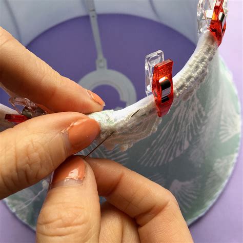 Soft Shade Making Series Sewing Glueing A Lampshade Trim