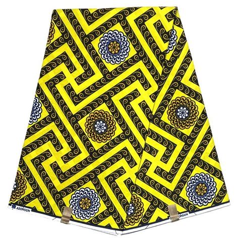 Wax Pagne Tissu Africain collection HITARGET Yards ciré imprimé pur COTON Cdiscount Beaux