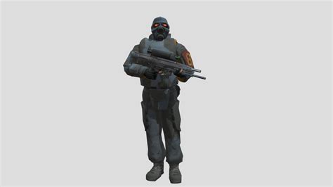Half Life 2 Beta Early 2002 Combine Soldier Download Free 3d Model By I Eat Tables Itsame