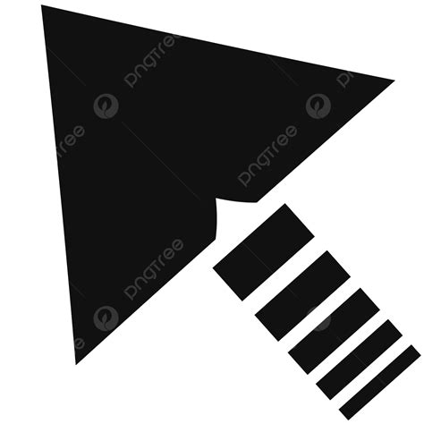 Pointer Arrow Png Transparent Mouse Pointer Arrow Triangle Arrow Irregular Mouse Cursor