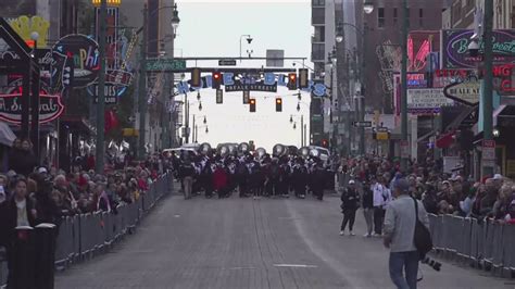 Autozone Liberty Bowl Pep Rally Kicks Off On Beale Street