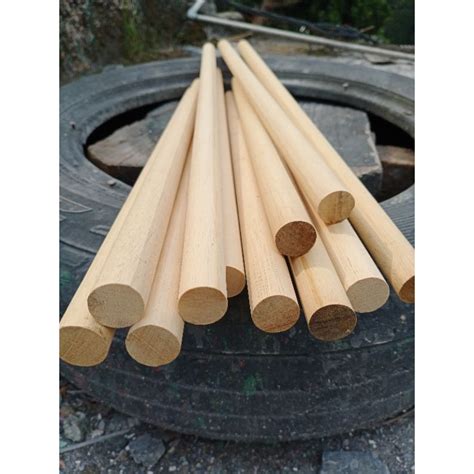 Kayu Pinedutch Java Wood Dowel Acaciaramin Diameter 2cm Length