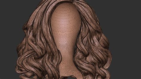 Hair 46 3d Model Turbosquid 1987118
