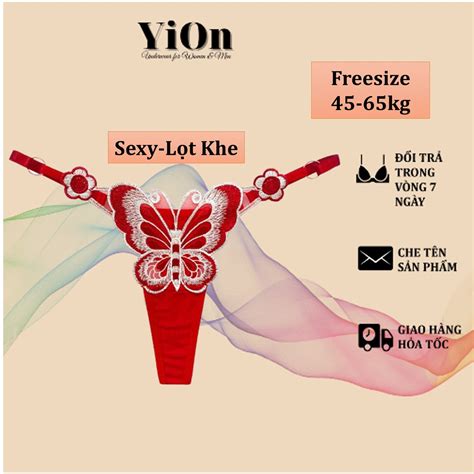 Quần Lót Ren Lọt Khe Hình Bướm Sexy Gợi Cảm Yion Underwear Qk11