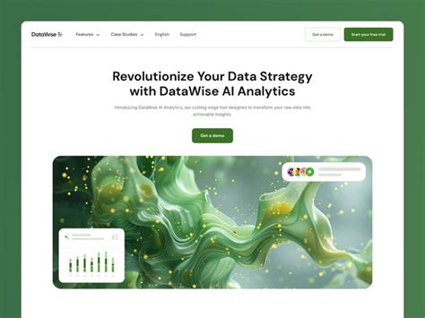 Datawise Saas Hero Banner Design Saas Banner Design Website Design