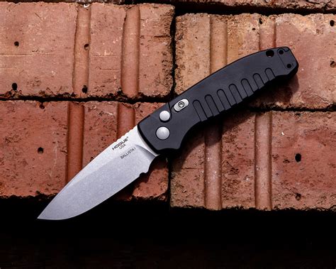Hogue Ballista I Auto Folding Knife 35 154cm Tumbled Drop Point Blade