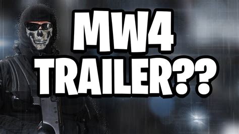 MW4 REVEAL TRAILER TEASED IN ACTIVISION INVESTOR CALL! MW4 Trailer ...