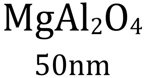 Mgal2o4 50 Nm