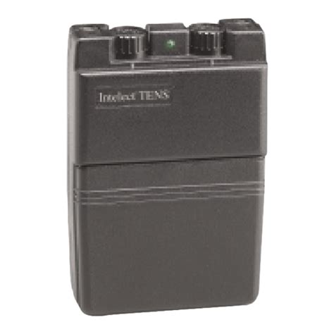 Intelect Tens Instruction Manual Pdf Download Manualslib