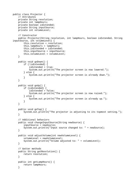 Projector Pdf