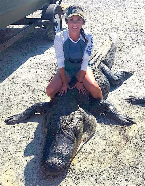 Trophy Gator Goes Down To Anderson Woman At Santee