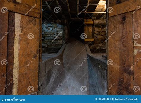 Old Warehouse Loading Chute Stock Image Image Of Illinois Concrete