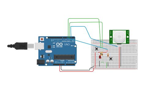 Circuit Design Trial For The Project Tinkercad