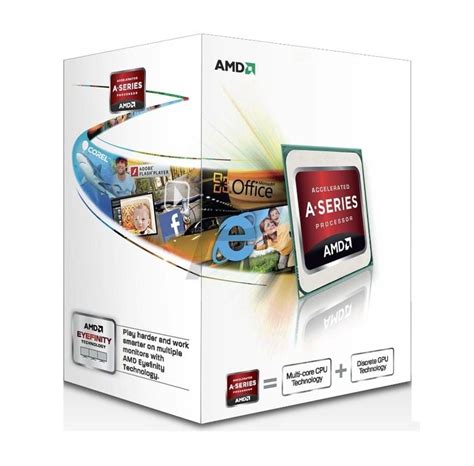 AMD A4-5300 CPU - 2 Kerne 3.4 GHz - AMD FM2 - AMD Boxed (PIB - mit Kühler)