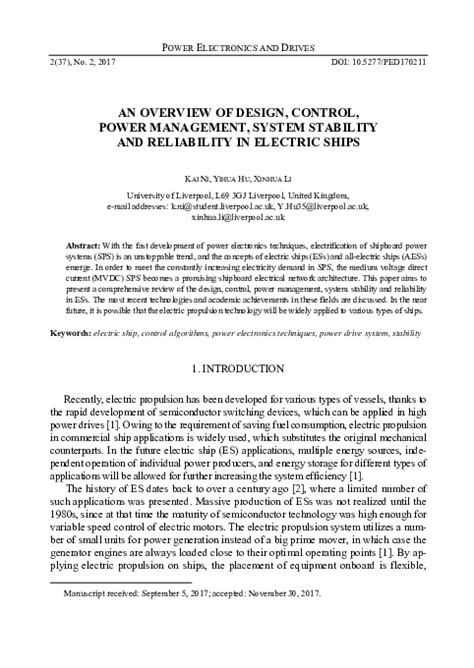 pdf an overview of design control power management system