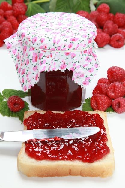 Premium Photo Homemade Raspberry Jam