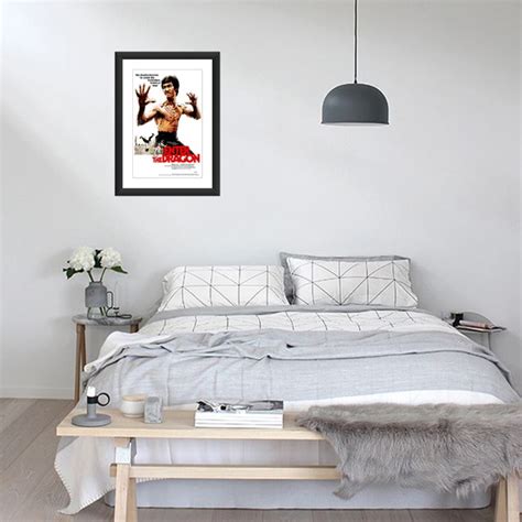 Quadro Bruce Lee Filme Kung Fu Lutas Decoracao Japão x Elo