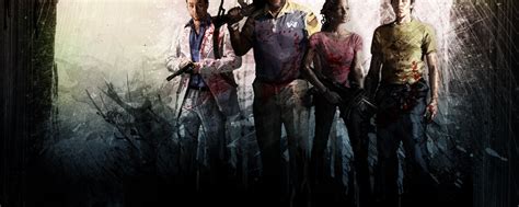 1920x768 Resolution Left 4 Dead Characters Faces 1920x768 Resolution