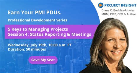 Project Insight On Linkedin Pmp Professional Development Webinar Registration