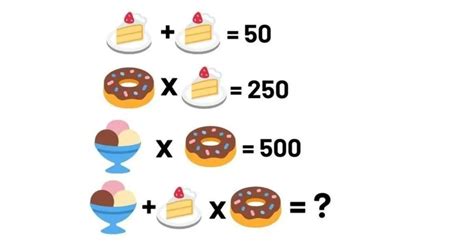 Can You Solve This Dessert Equation Challenge Before Time Runs Out