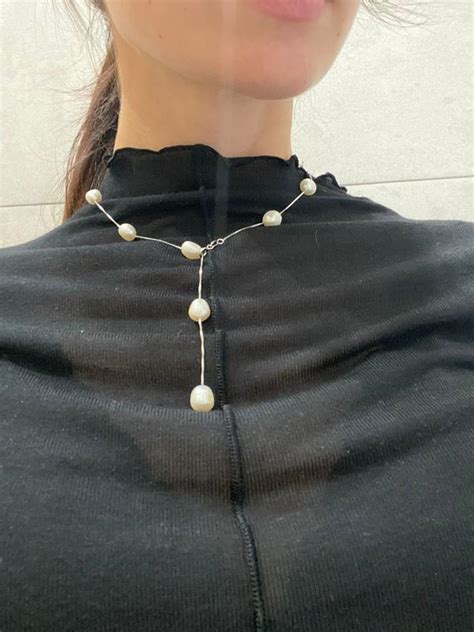 Намисто з плаваючими перлами — ціна 690 грн у каталозі Кольє і намиста Купити аксесуари за