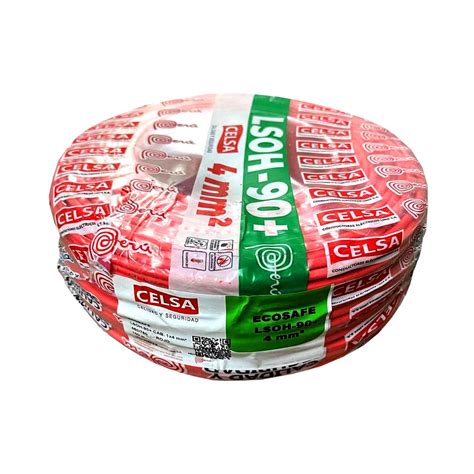 Cable Celsa Lsoh 90 4 Mm2 Rojo Grupo Koller