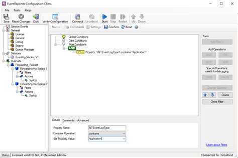 how to forward various logs to different syslog servers adiscon