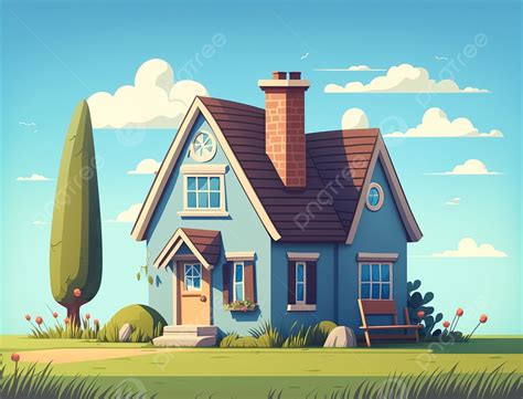 Detached House Suburban Background Good Looking Luxury Villa Background Image And Wallpaper