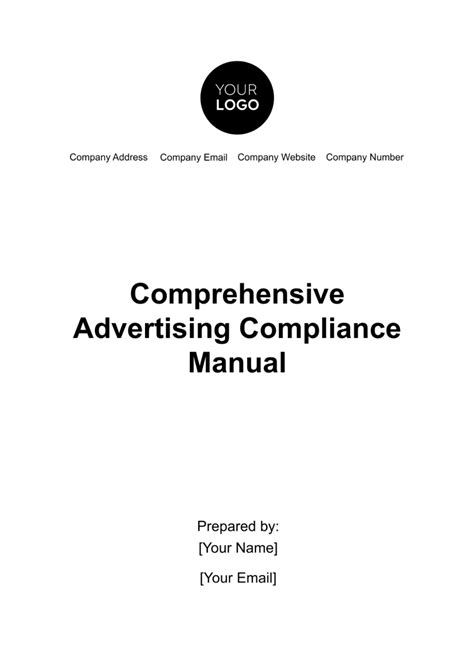 Free Policy Manual Templates To Edit Online And Print