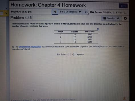 Solved Homework Chapter 4 Homework Score 0 Of 30 Pts 3