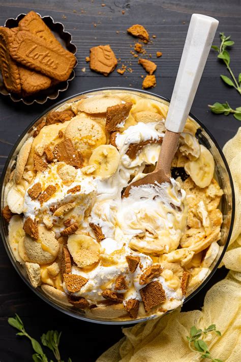 The Best Biscoff Banana Pudding With Caramel Orchids Sweet Tea