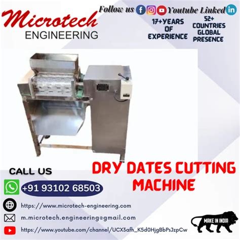 Dry Dates Cutting Machine Capacity 200 Kg Hr At ₹ 53356 In New Delhi Id 2852860021748