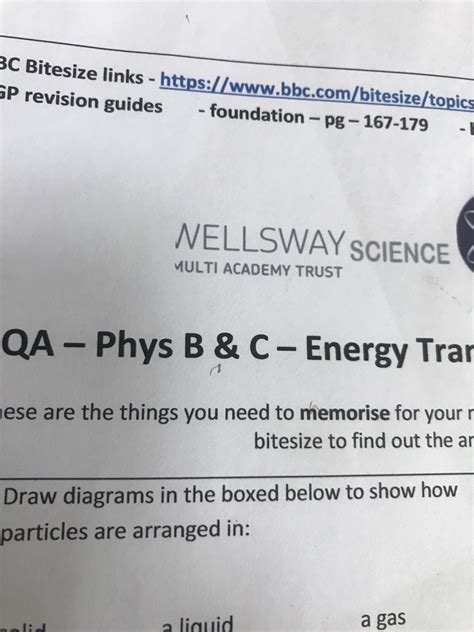 Physics Energy And Particle Model Of Matter Flashcards Memorang