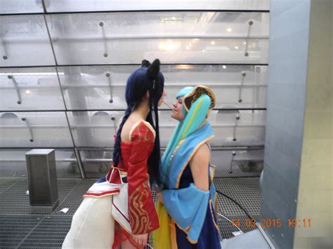 Sona X Ahri Pocky Game By Darkzeldaneedlove On Deviantart
