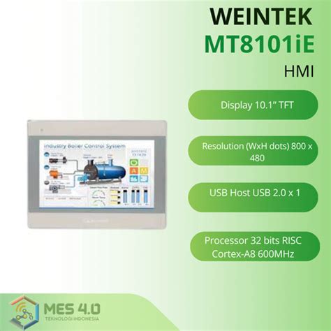 Jual Weintek Mt8101ie Hmi Kota Batam Mes Teknologi Indonesia Tokopedia