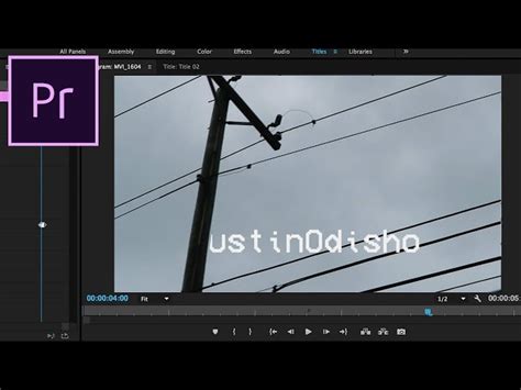Adobe Premiere Pro Tutorial Typewriter Text Effect Animation CC Essential Graphics How To