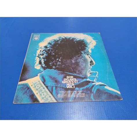 Lp Bob Dylans Greatest Hits Volume I Excelente Shopee Brasil