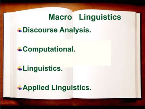 subfields of linguistics