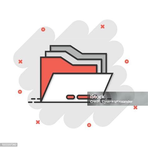 檔資料夾圖示在漫畫風格檔將卡通向量插圖存檔在孤立的背景上存儲飛濺效應業務理念向量圖形及更多打開圖片 打開 檔案 活頁夾 Istock
