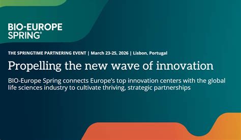 Bio Europe Spring 2026 March 2325 Lisbon Portugal