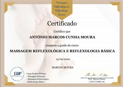 Banimento Trabalhos Normalização Curso De Massagem Com Certificado Dedo