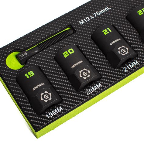 Rpt Socket Extractor Set 7 Pc 1 2 Drive Metric Gripedge Tools