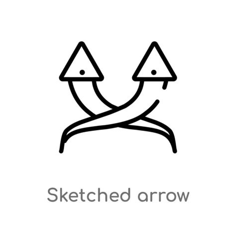 Outline Lily Vector Icon Isolated Black Simple Line Element Illustration Stock Vector By