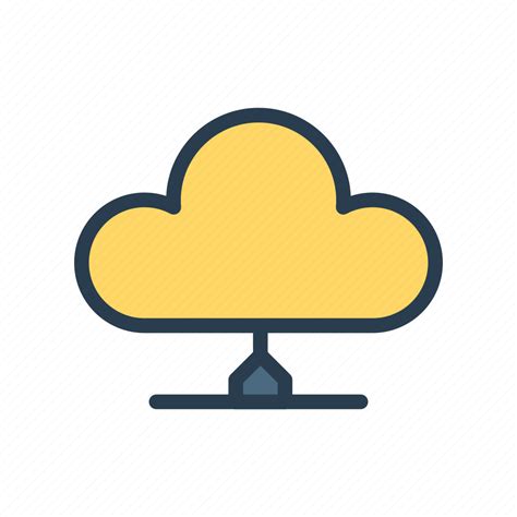 Cloud Database Server Sharing Storage Icon Download On Iconfinder
